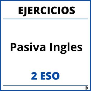 Ejercicios Voz Activa Y Pasiva 2 ESO PDF